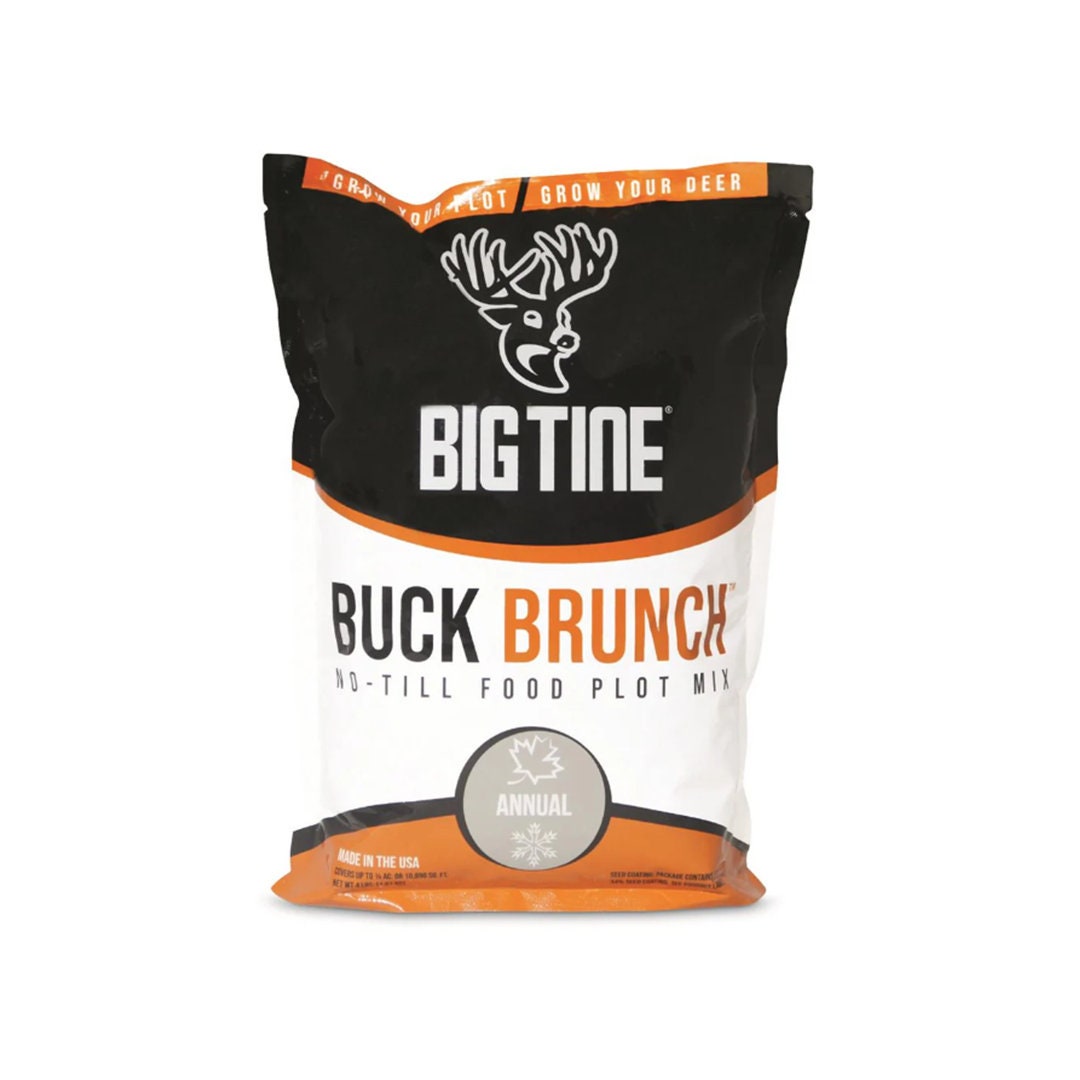 4 Lb. Big Tine Buck Brunch Food Plot Mix - Premium Deer Attractant for ...