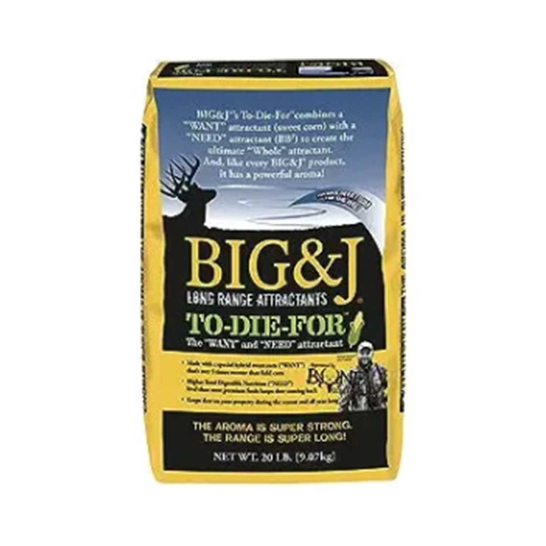 20 Lb. Big & J To-die-for Granulated Deer Attractant - Long-range ...