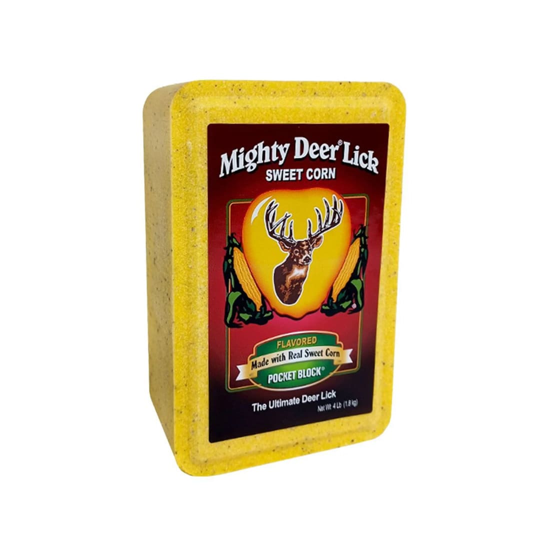 4 Lb. Mighty Deer Lick Sweet Corn Block - Long-lasting Deer Attractant ...