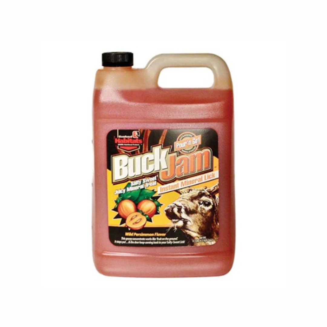 1 Gallon Buck Jam Wild Persimmon - Liquid Mineral Deer Attractant, Long ...