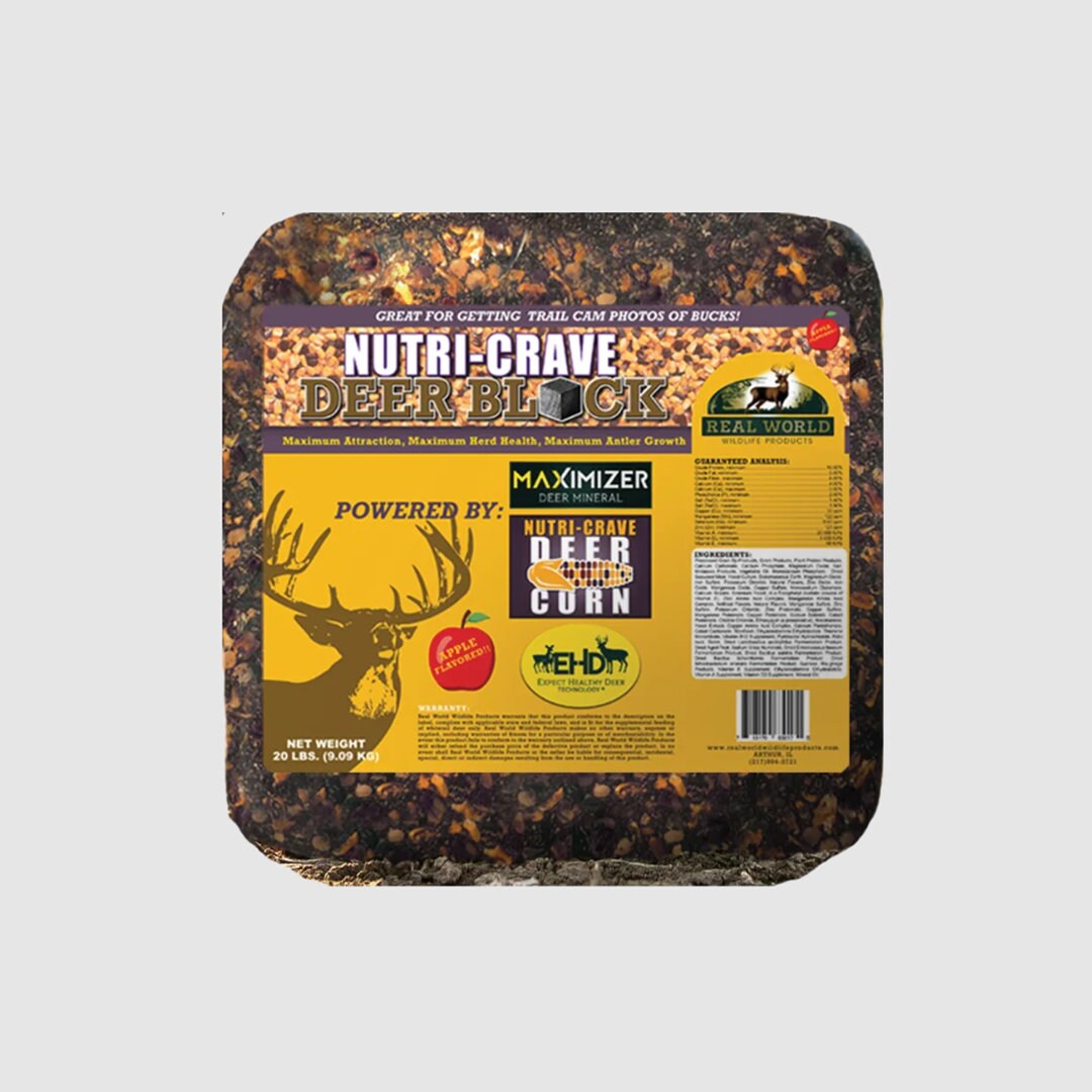 20 Lb. Real World Nutri-crave Block - Premium Deer Mineral Supplement ...