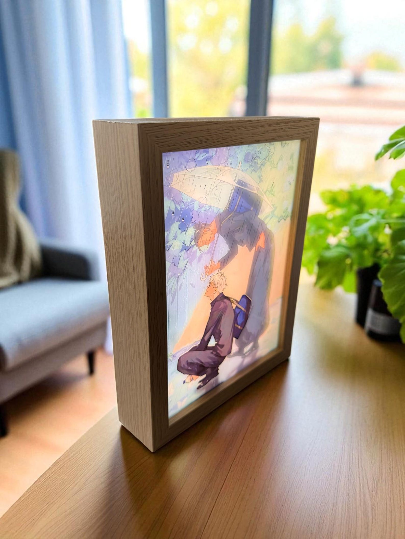 Jujutsu Kaisen - Gojo and Geto - LED Light-up Picture Frame - Multiple ...