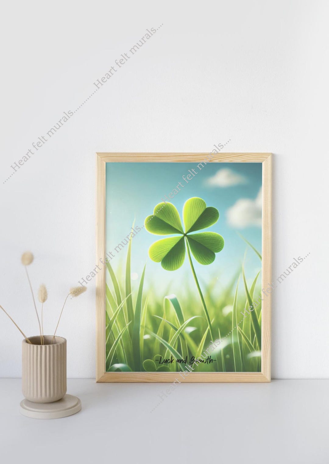 Clover Leaves Are a Symbol of Luck. Prosperity and Growth. Each Leaf ...