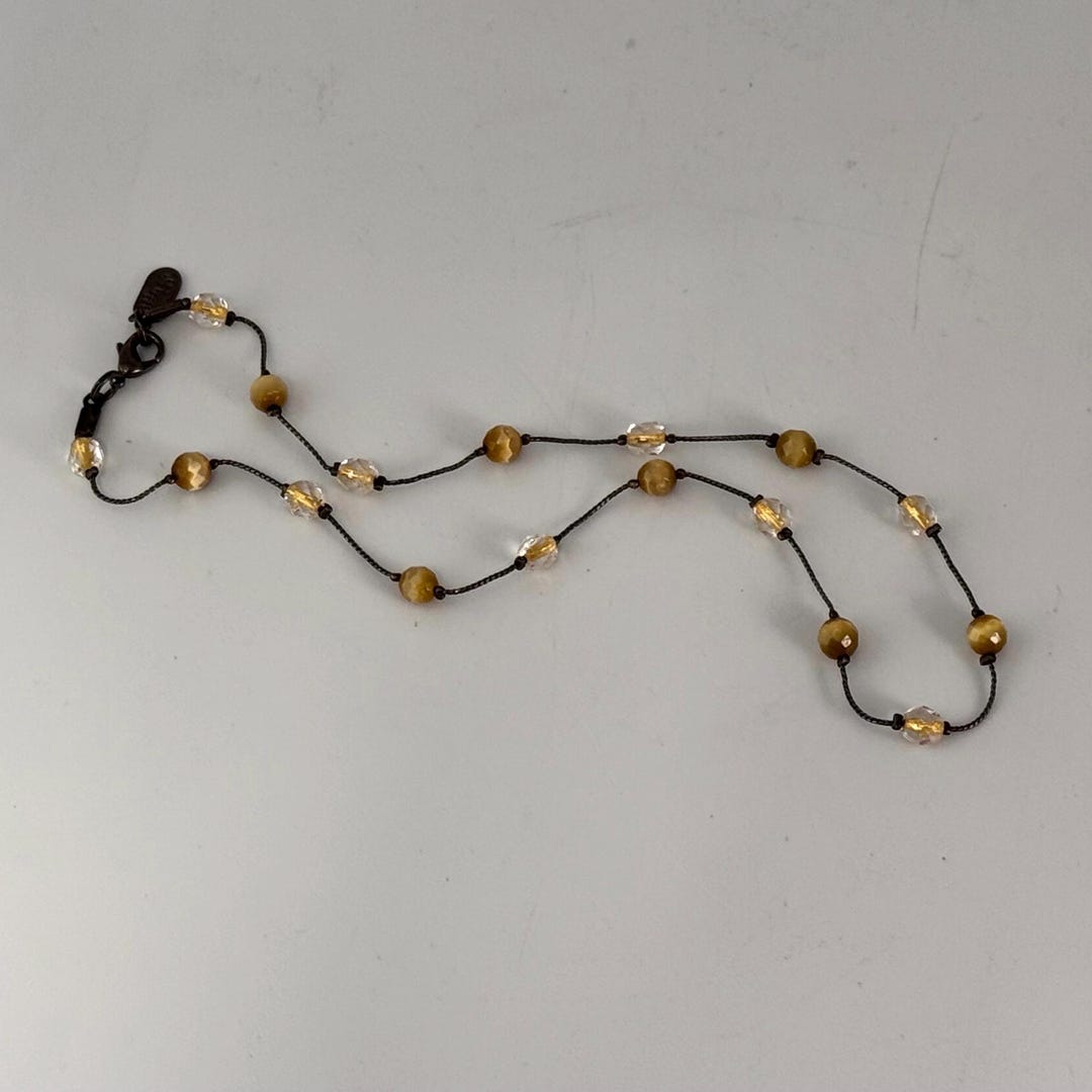 Vintage Dabby Reid Beaded Necklace - Length is 15” - Etsy