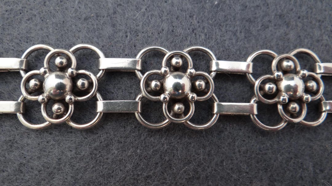 Vintage Herman Siersbol ? Silver 830S Bracelet Denmark - Etsy