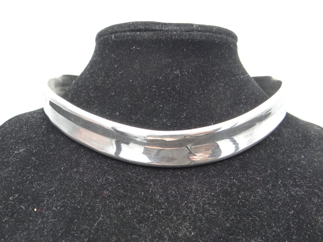Vintage Jacob Hull for B+D Silver Plated Neckring Denmark - Etsy