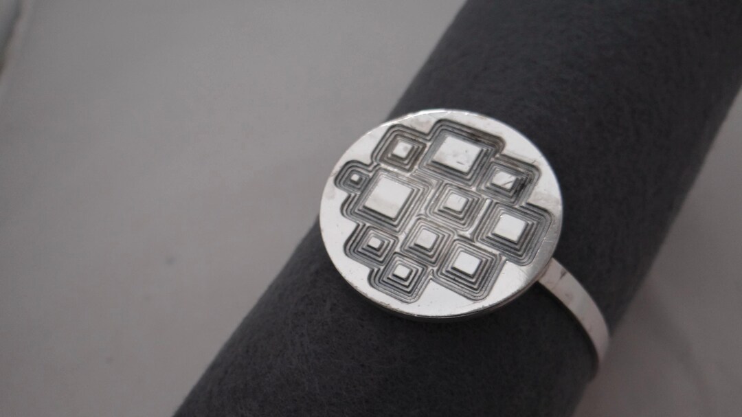 Vintage Modernist ANDREAS DAUB Silver 835s BRACELET Germany - Etsy