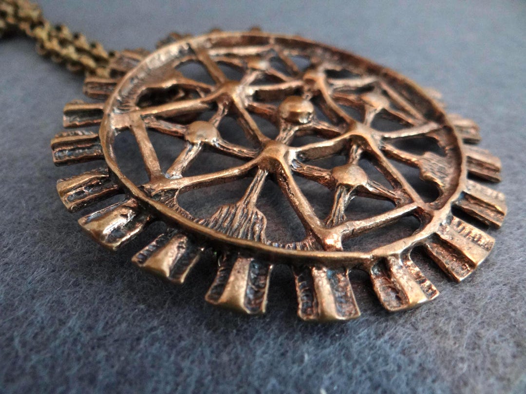 Large Vintage UNN TANGERUD for Uni David Andersen Bronze Pendant and ...