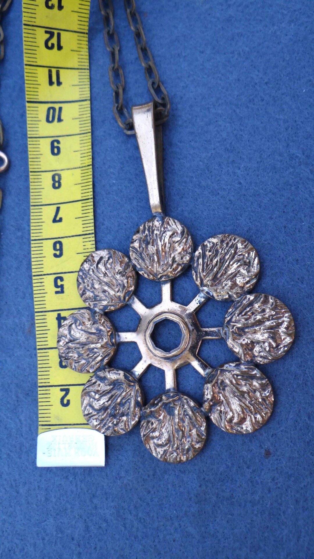 Vintage Alton K.E Palmberg Large Pendant and Chain Sweden - Etsy
