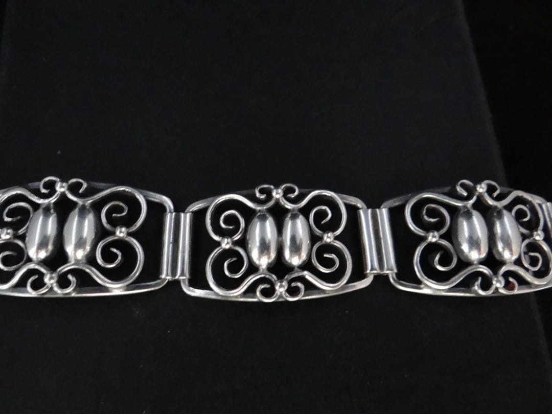 Vintage Herman Siersbol Silver 830S Bracelet Denmark - Etsy