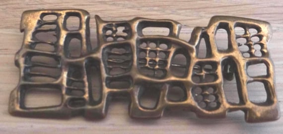 vintage UNI DAVID ANDERSEN by Unn Tangerud bronze bro… - Gem