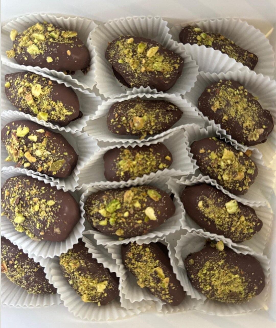 Gourmet Chocolate Covered Dates 1 Dozen - Etsy