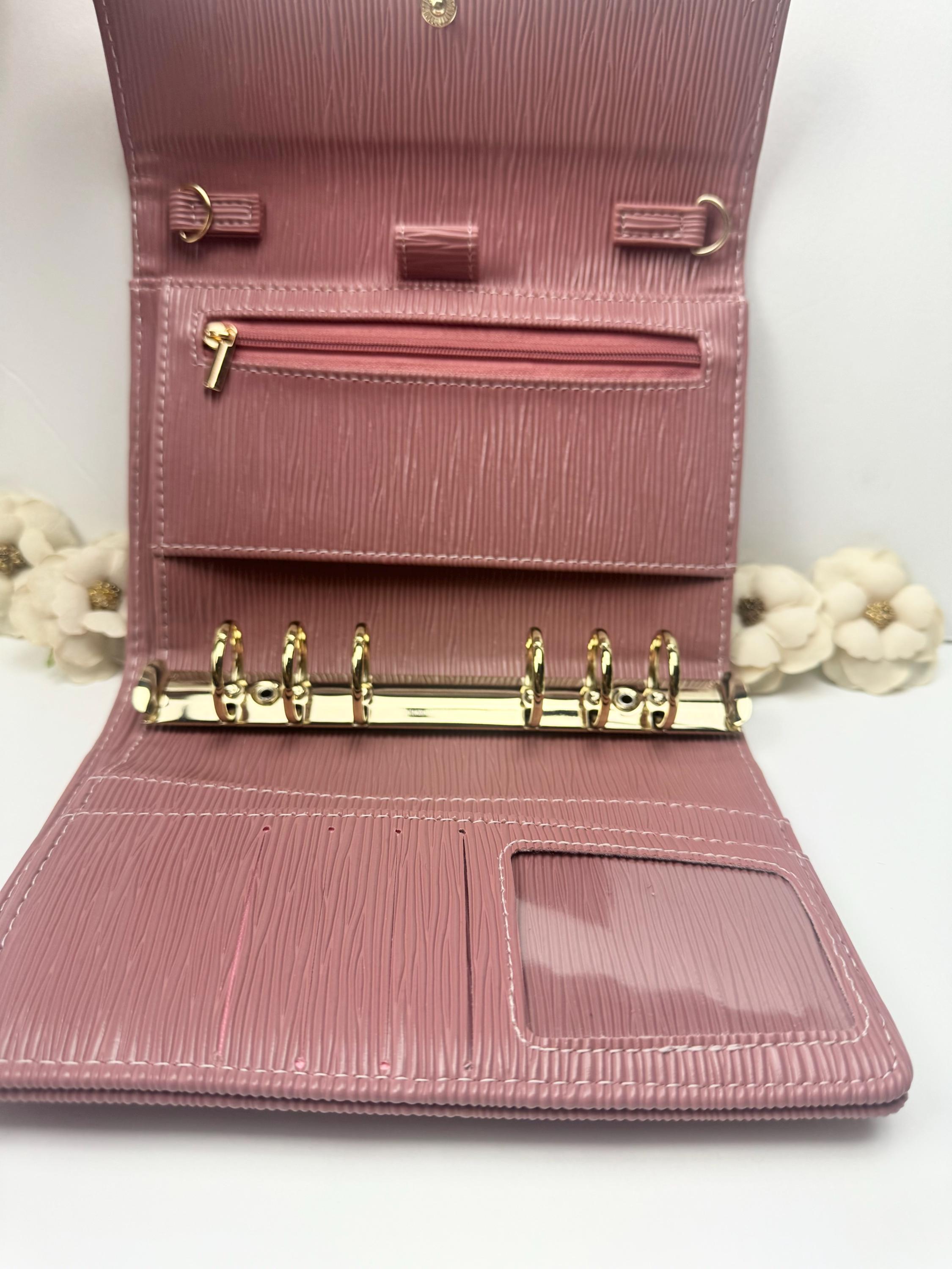 A6 Luxury Leather Cash Binder Wallet - Etsy