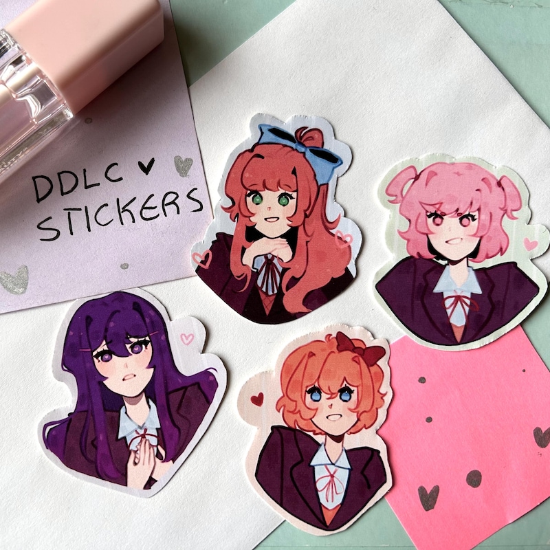 Ddlc Stickers - Etsy