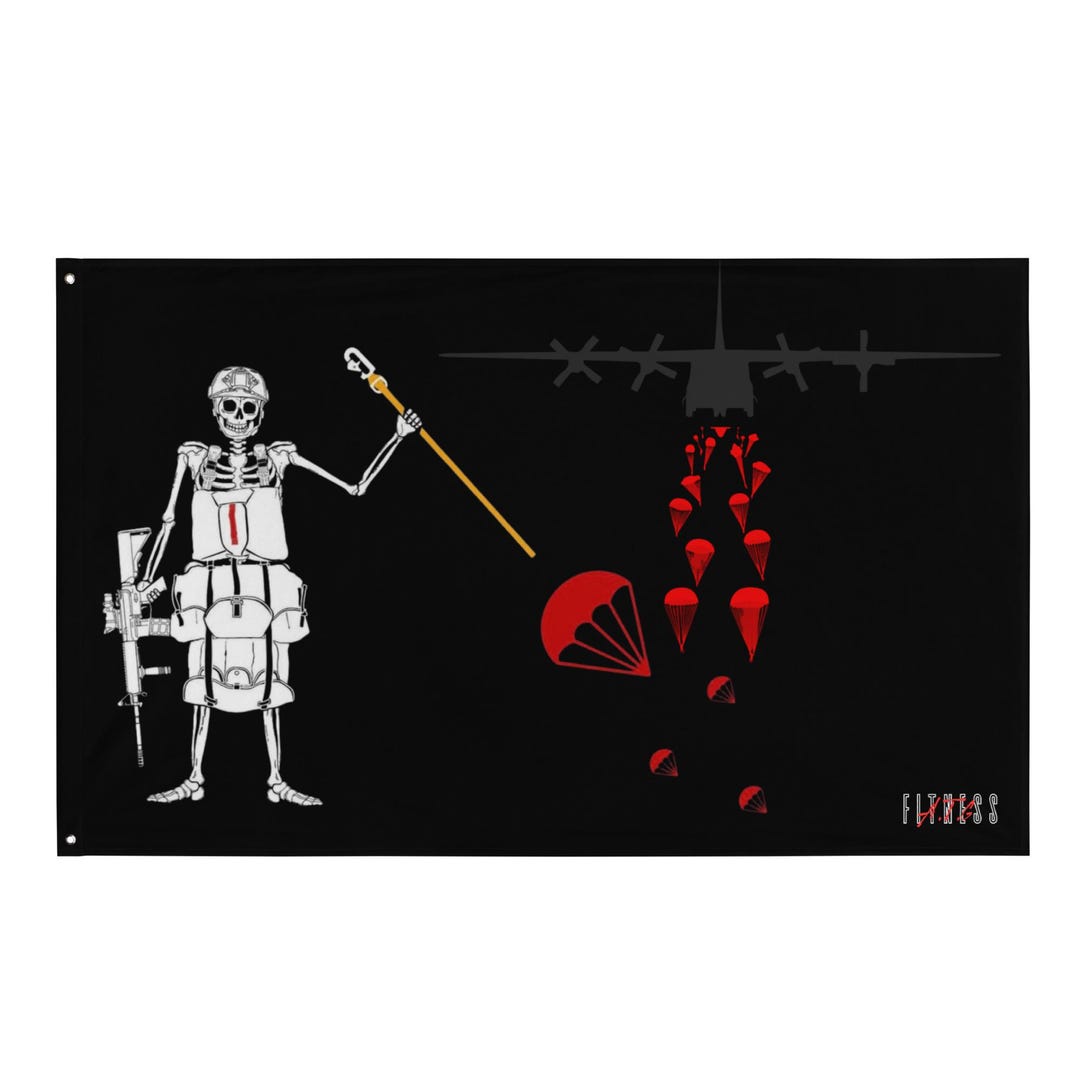 BLACKBEARD JUMP Flag - Etsy