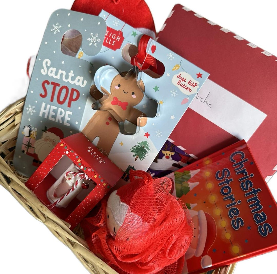 Personalised Childrens Christmas Hamper - Etsy