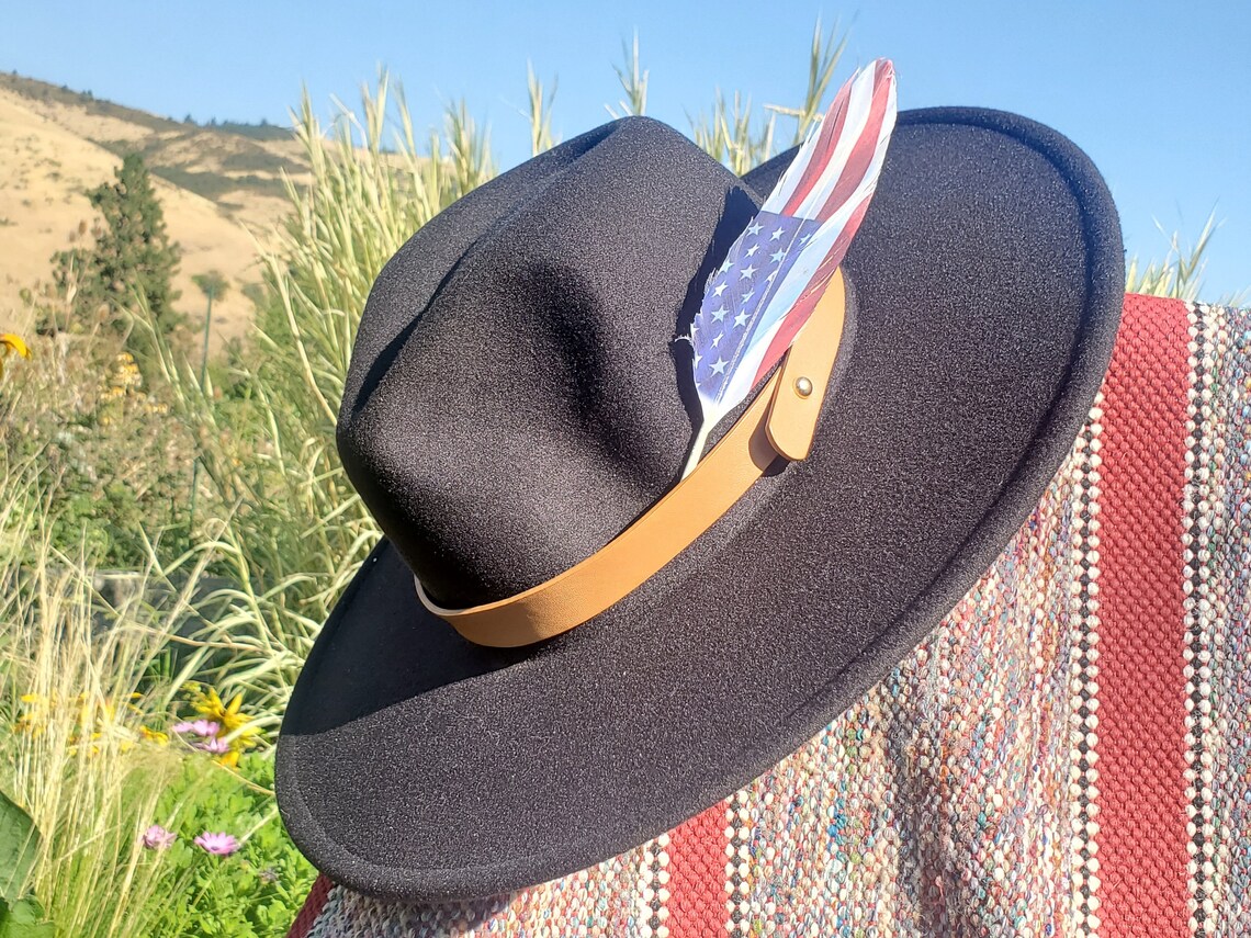 American Flag Hat Feather - Etsy
