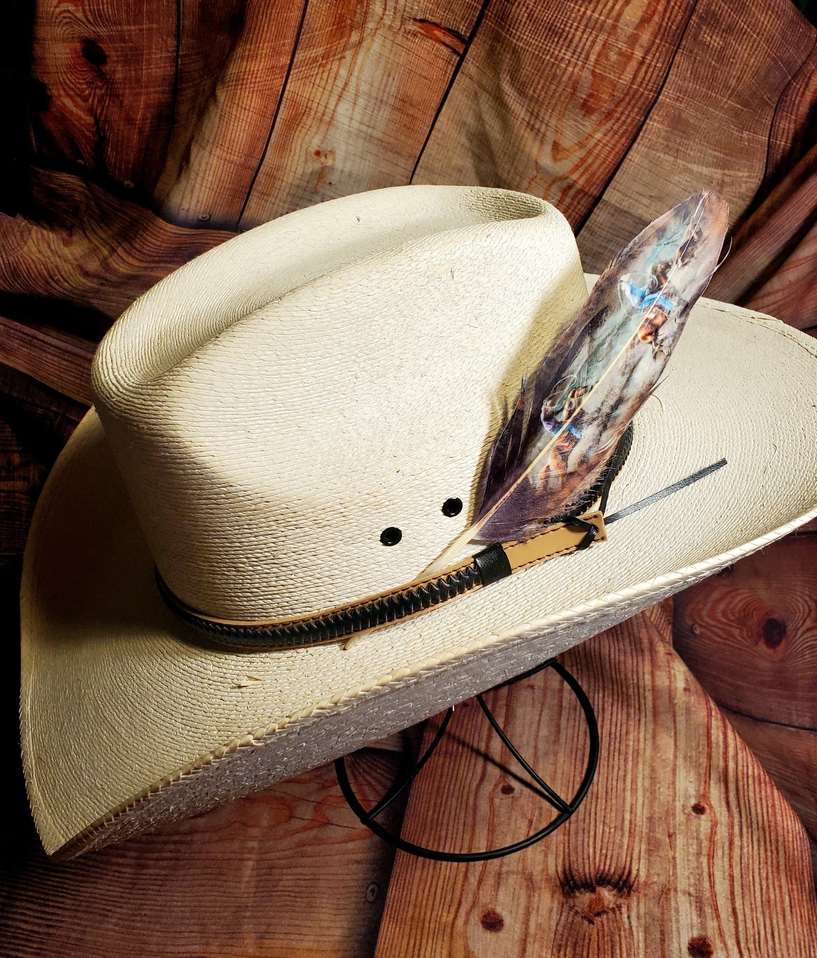 Team Ropers Hat Feather - Etsy