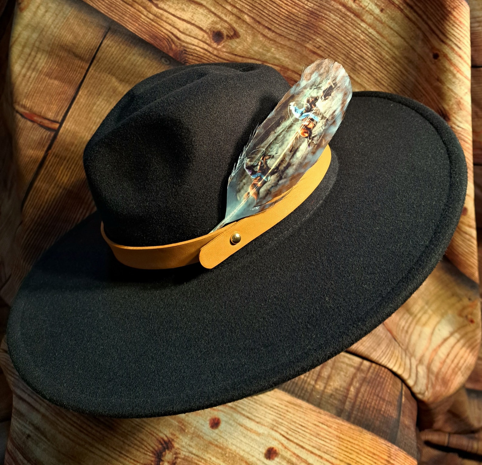 Team Ropers Hat Feather - Etsy