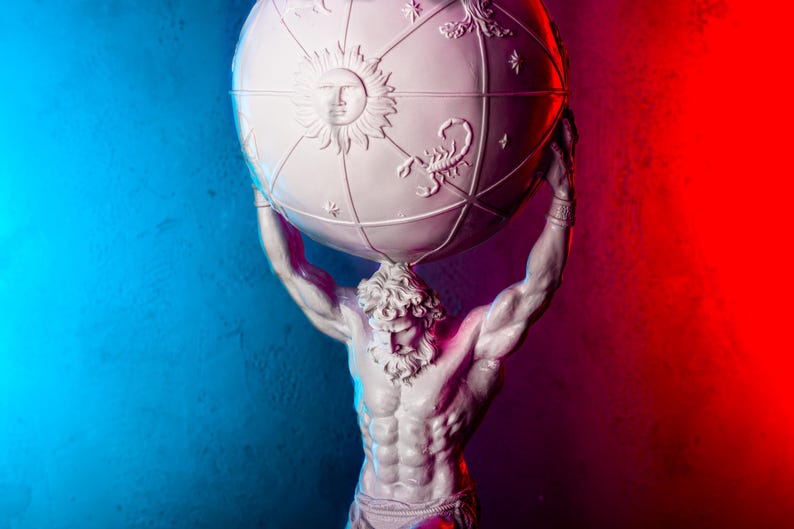 Atlas: A Symbol of Endurance - Shouldering the Heavens - the Weight of ...