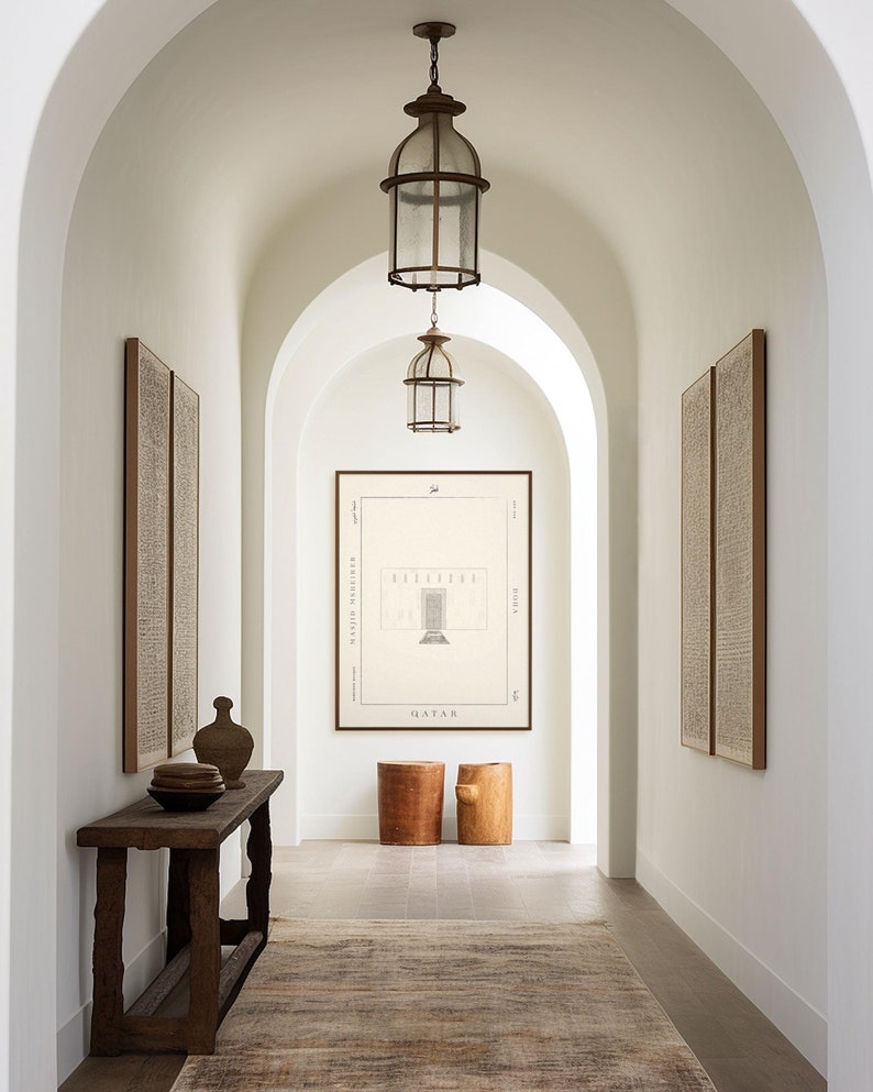 Qatar Print - Middle Eastern Print | Illustrated Architecture ...