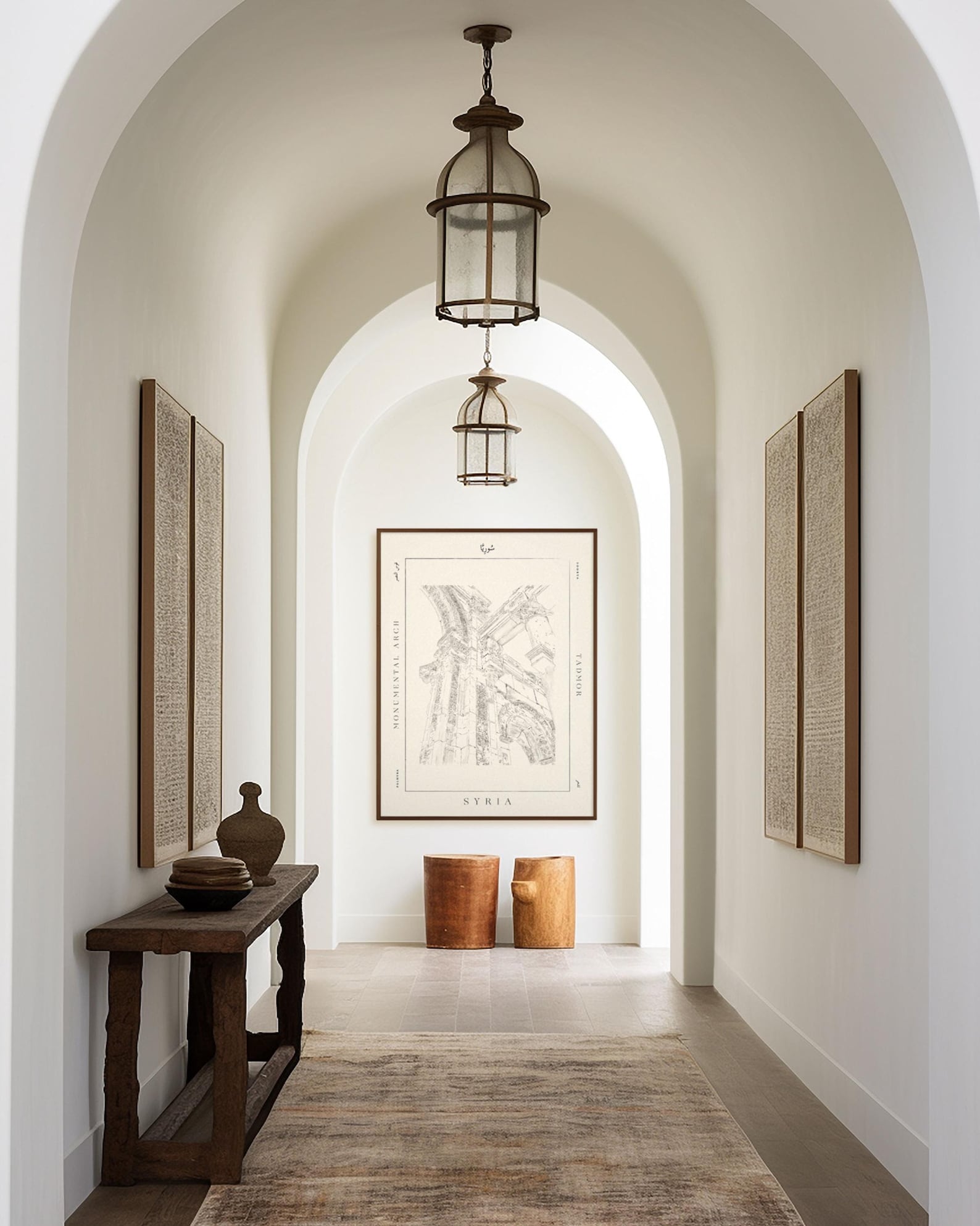 Syria Print - Middle Eastern Print | Illustrated Architecture ...