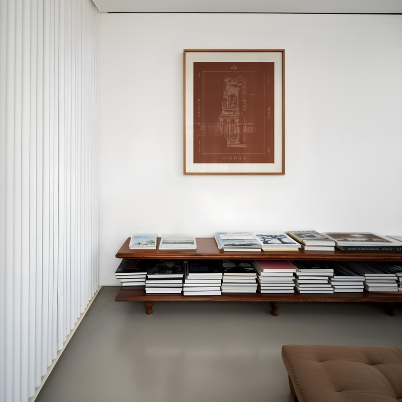 Kingdom of Jordan - Petra - Middle Eastern Print | Illustrated ...