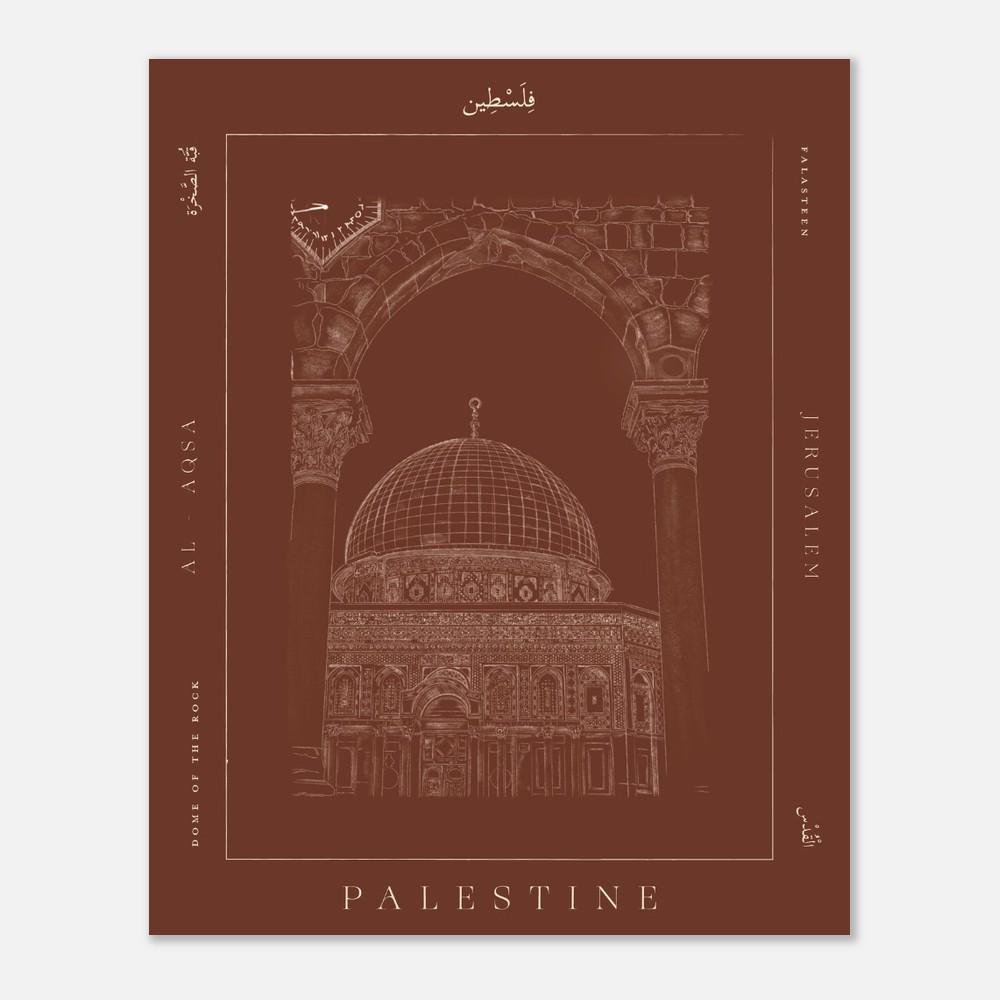 Palestine - Jerusalem - Middle Eastern Print | Illustrated Architecture ...
