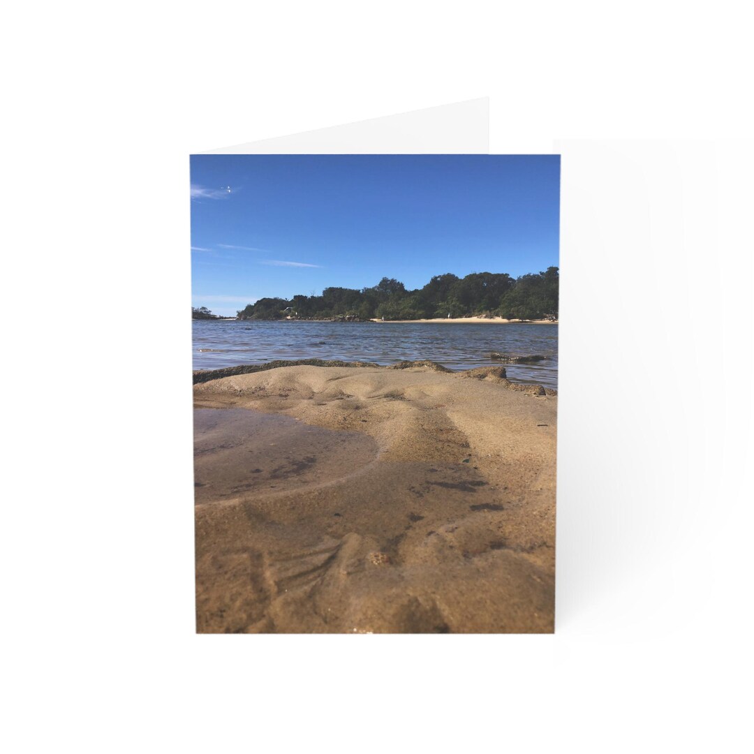 Beach-themed Greeting Cards Set | Nature-inspired Stationery for Summer ...
