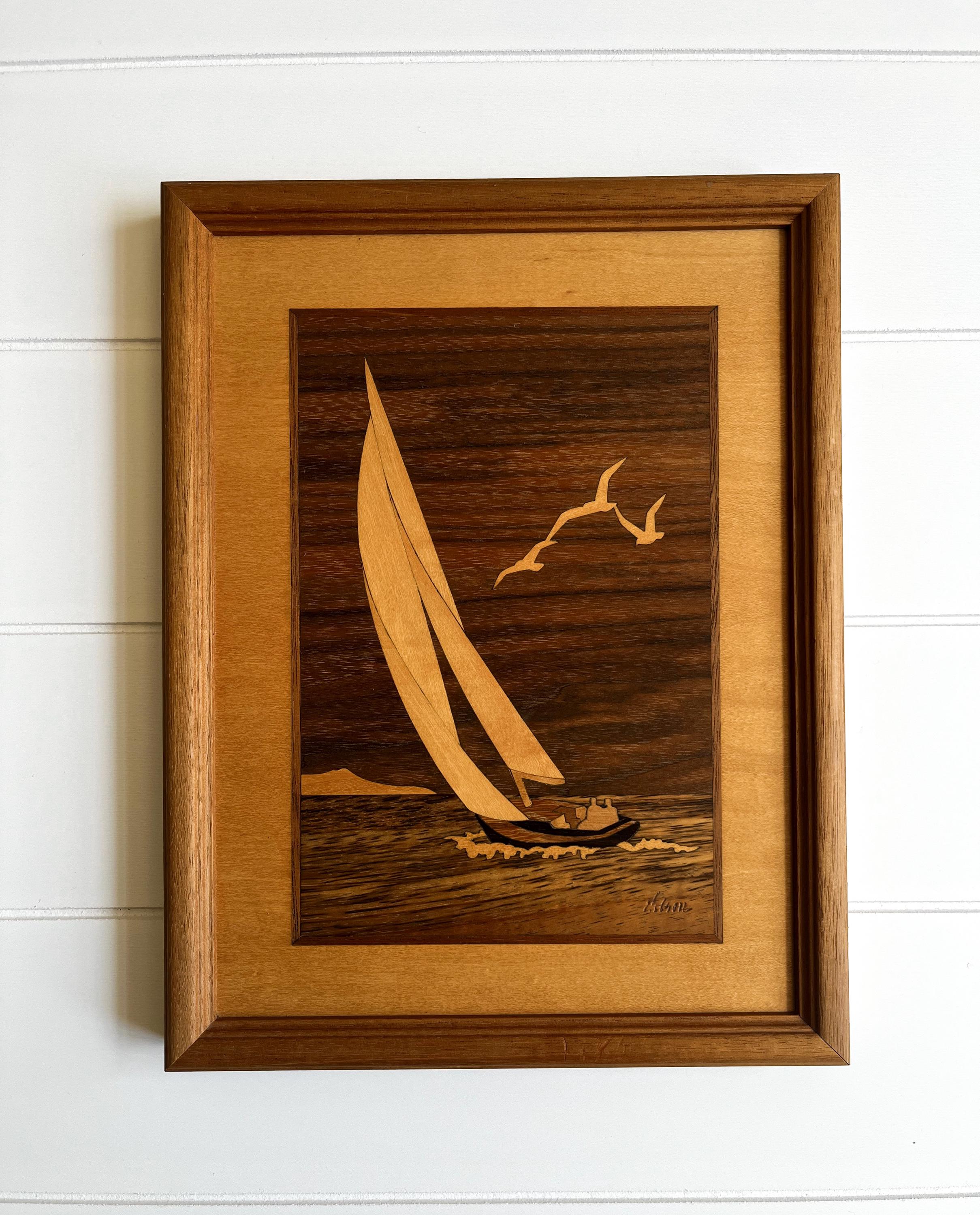 Wood Inlay Sailboat Pattern Sailing Dinghies That You Can Build!