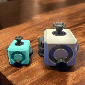 3D Printed Fidget Cube: Sensory Toy for Focus & Stress Relief - Etsy
