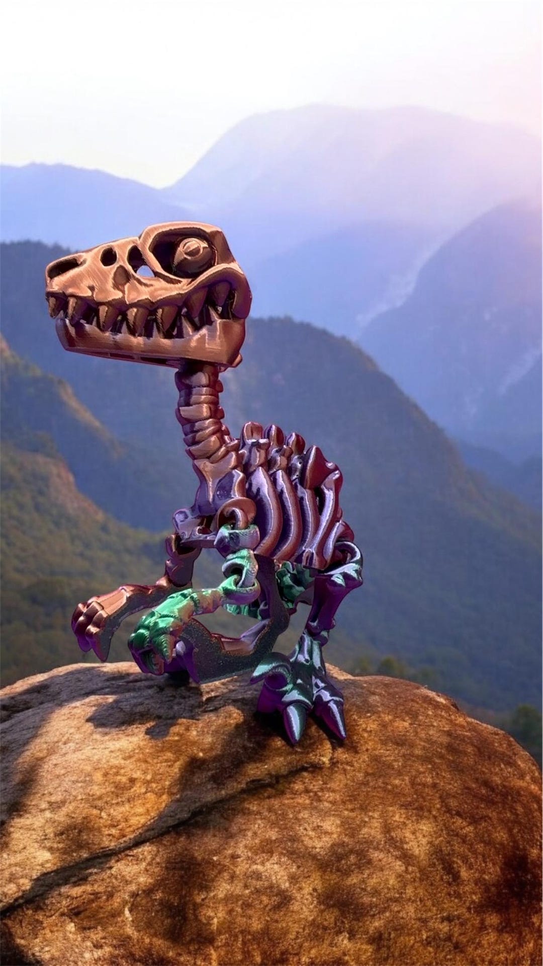 3d-printed Skeleton Raptor Dino - Etsy