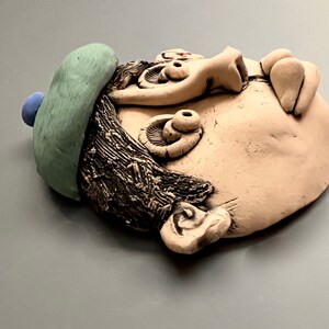 Wall FACE, MAN Face, Face Sculpture, Wall Art Face, Ceramic Face, Hand ...