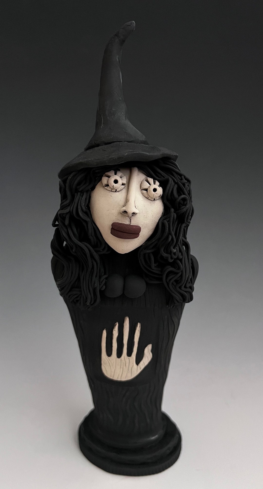 WITCH, MAGIC POWERS, Practitioner of Wicca, Witchcraft, Clay Witch ...