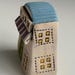 Handbuilt Ceramic House Sculpture: Tiny House, Small Structure, Hand ...