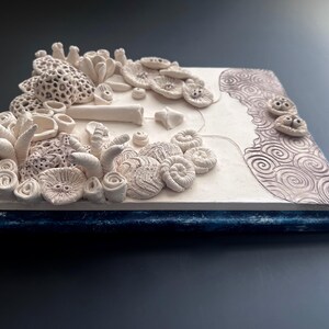 Female Clay Wall Plaque: Barnacle Ceramic Sculpture - Etsy