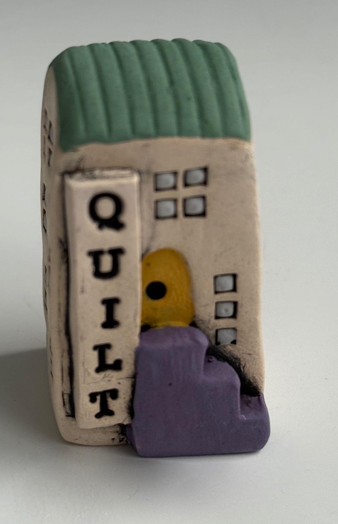 Handbuilt Ceramic House Sculpture: Tiny House, Small Structure, Hand ...