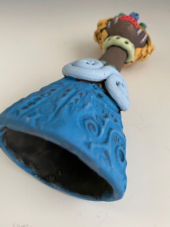 Handmade Sculpture CERAMIC SCULPTURE Small Lady Clay Figurine ...