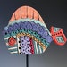 FREE SHIPPING FISH on a Stick Orange and Purple Fish - Etsy
