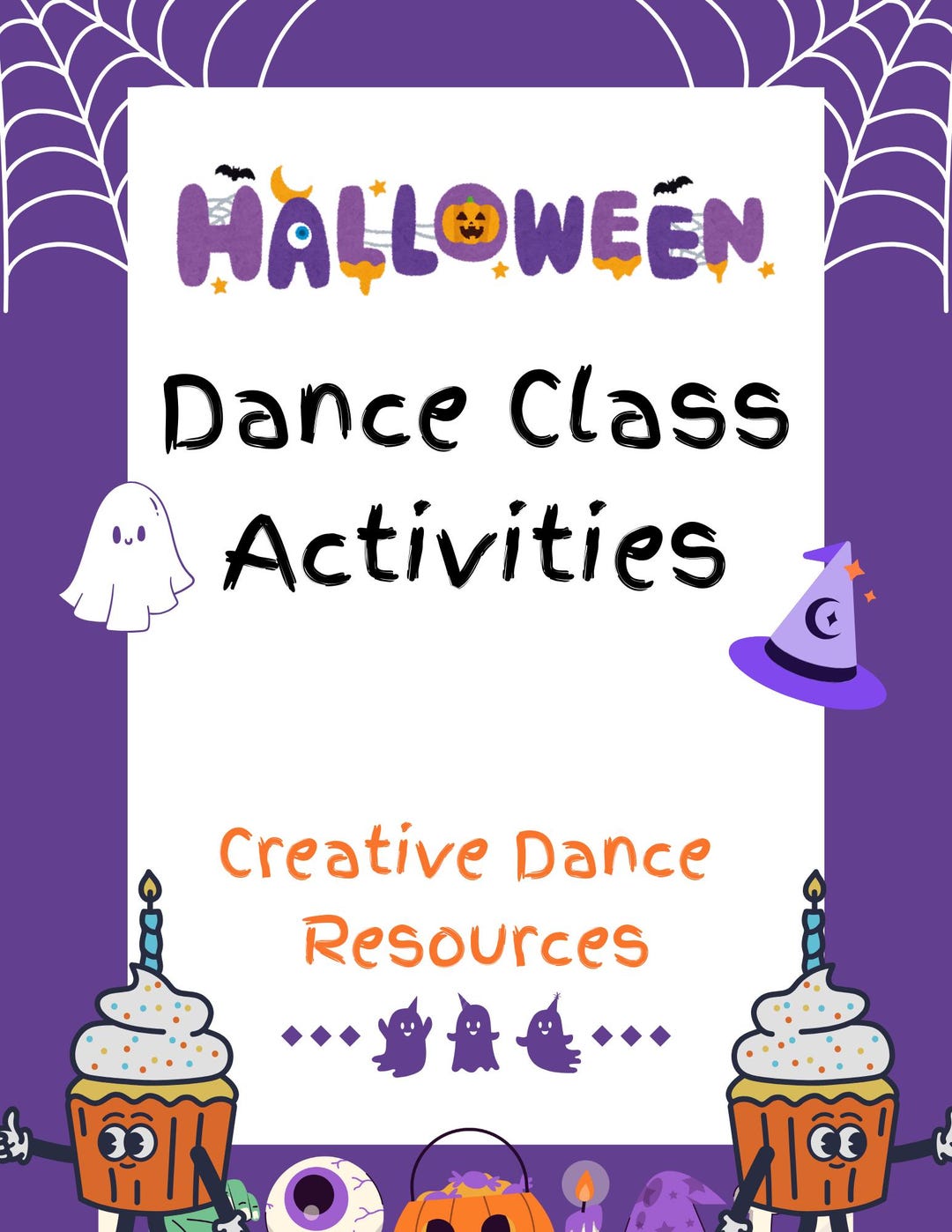 Halloween Dance Activities for Kids | 48 Movement Games | Printable ...