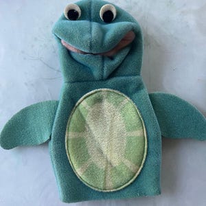 Vintage Pre-disney Baby Einstein Turtle Hand Puppet. Made in USA. - Etsy
