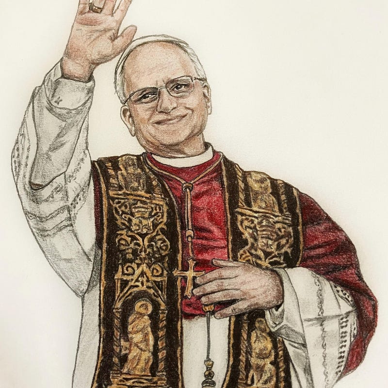 Drawings of a Pope - Etsy