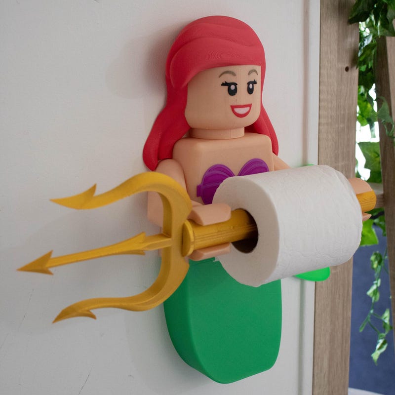 Mermaid Toilet Paper Holder