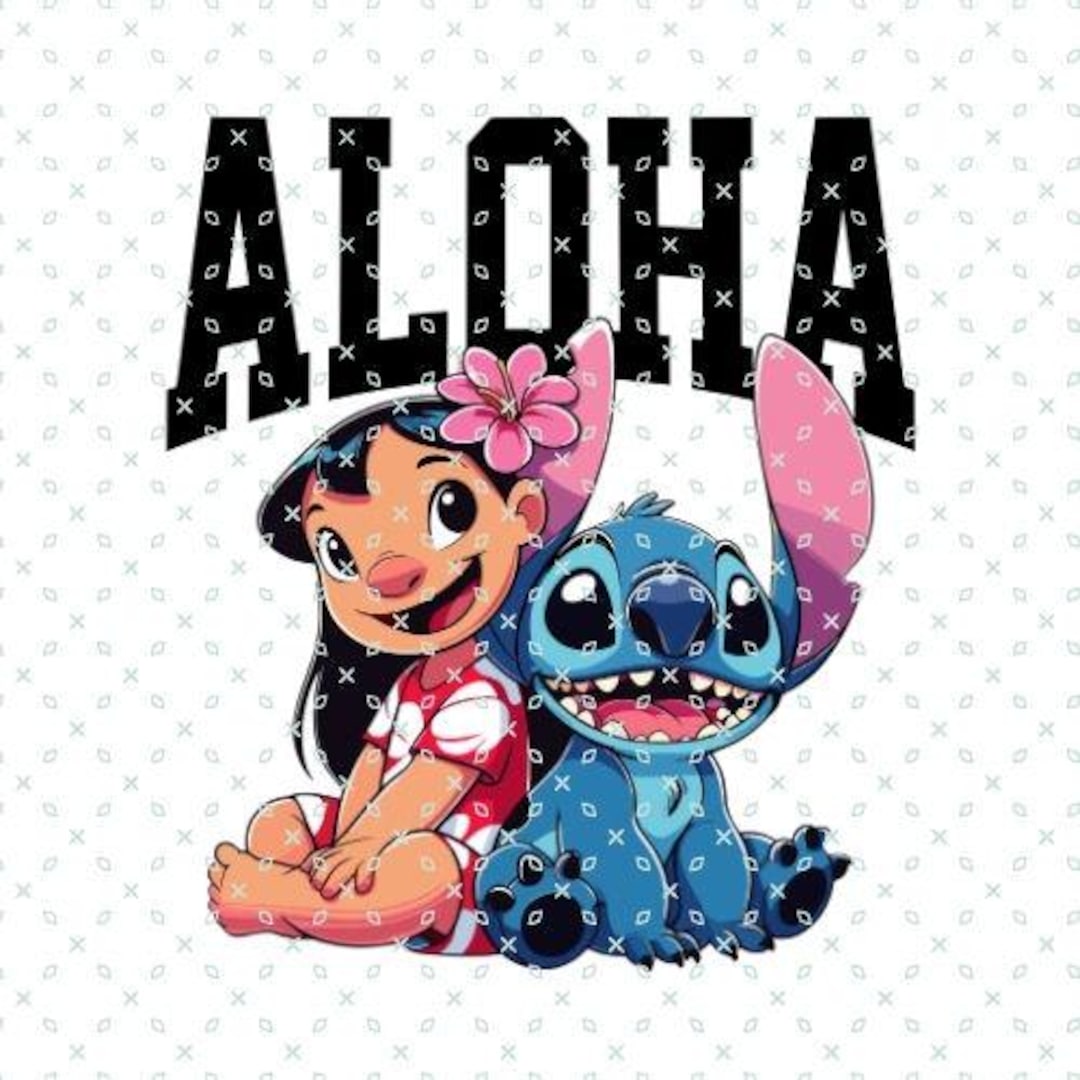 Lilo and Stitch Png, Stitch Png, Stitch Svg, Hawaiian Stitch Png, Aloha ...