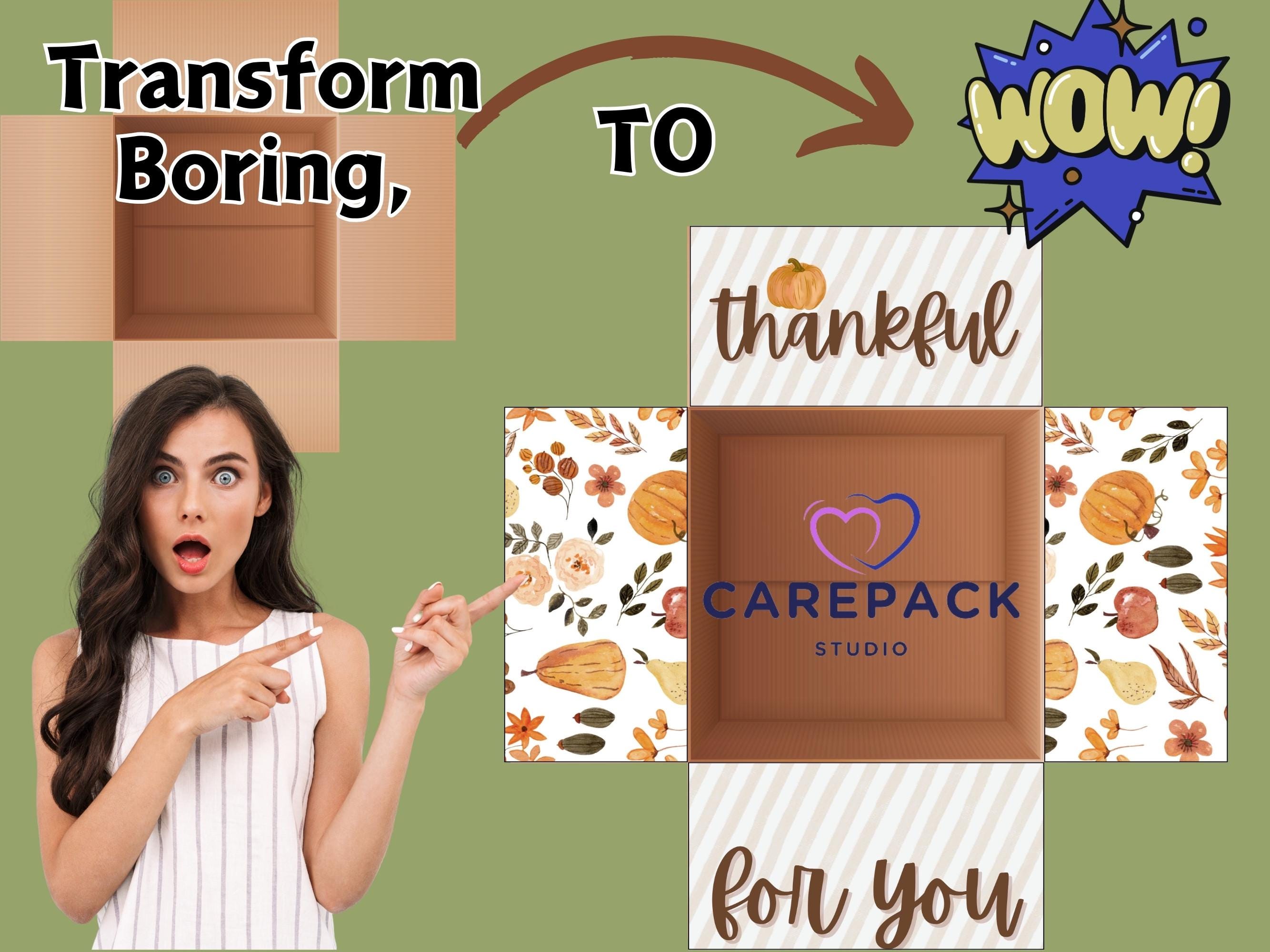 Care Package Labels Instant Download Printable Decoration for Box Flaps ...