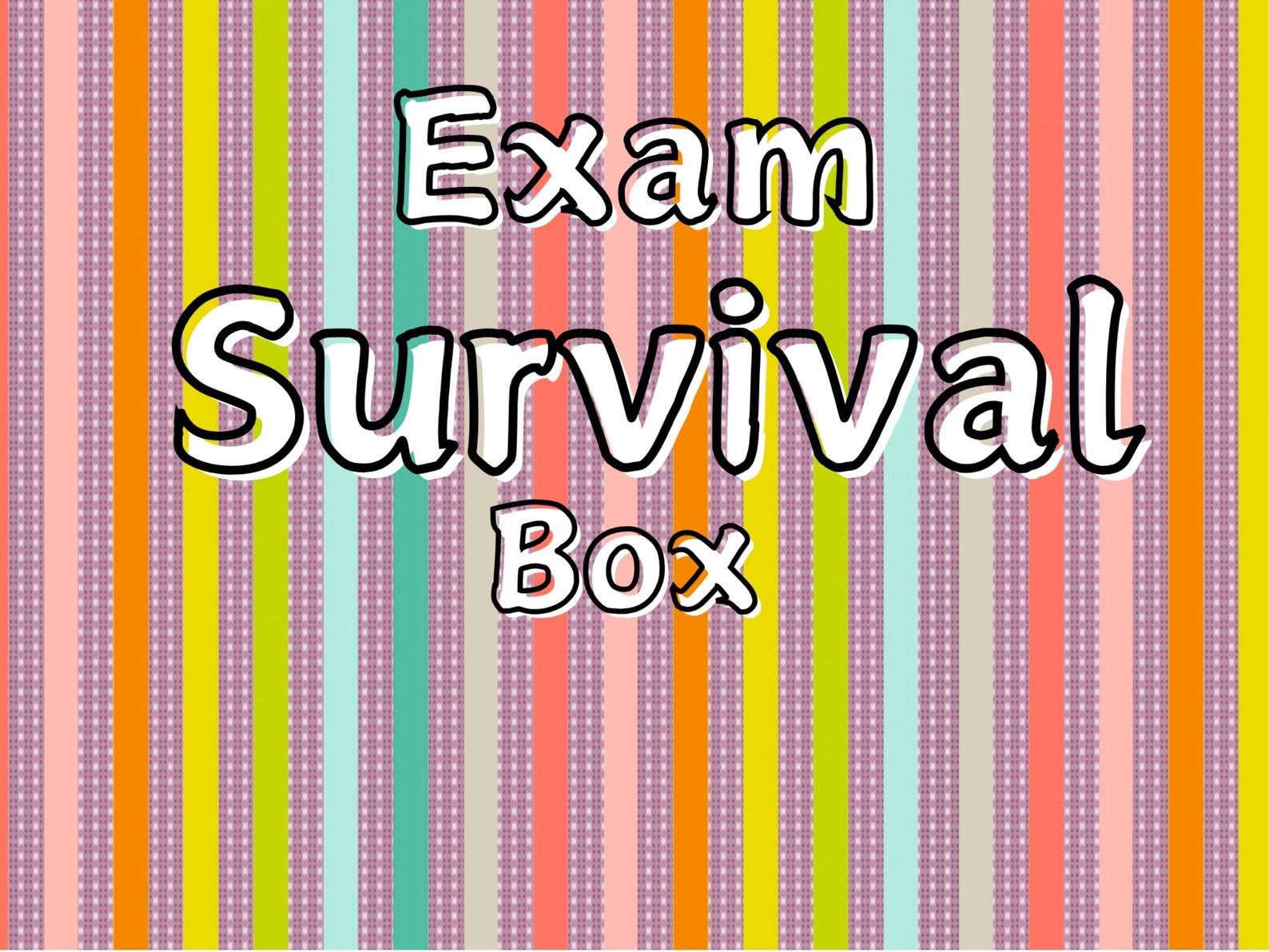 College Finals Week Care Package Labels Instant Download Printable Don ...