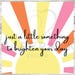 Yellow Sunshine Gift Tag, Printable Brighten Your Day Gift Label ...