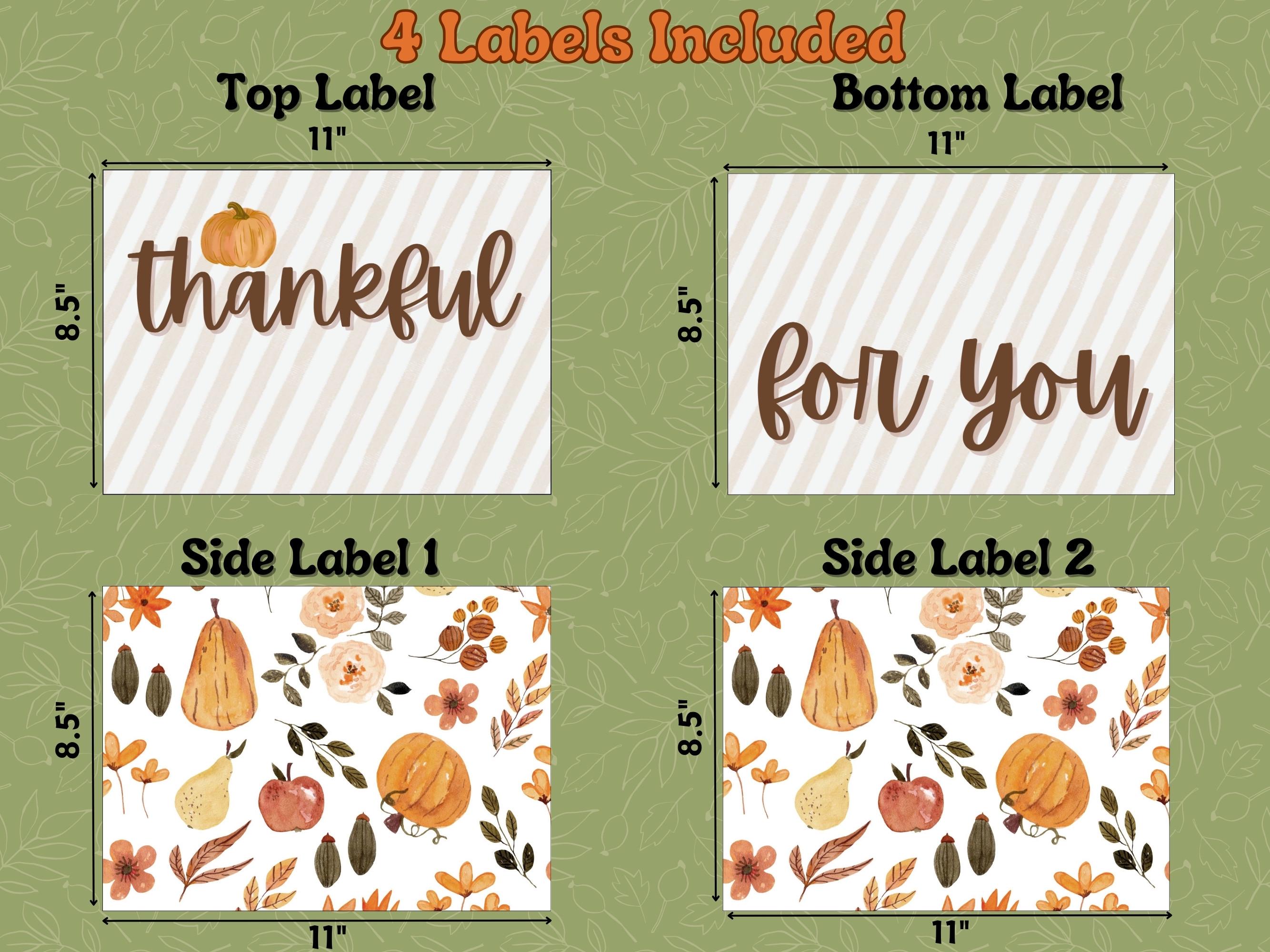Care Package Labels Instant Download Printable Decoration for Box Flaps ...