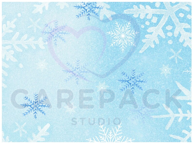 We Miss You Snow Much Care Package Labels, Winter Care Box Flaps ...