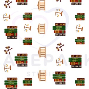 Law Care Package Label Printable Box Flap Decor for University Students ...